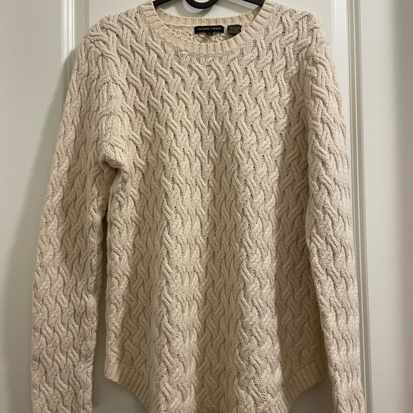 JEANNE PIERRE | Sweaters | Vintage Jeanne Pierre Cream Woven Knit ...